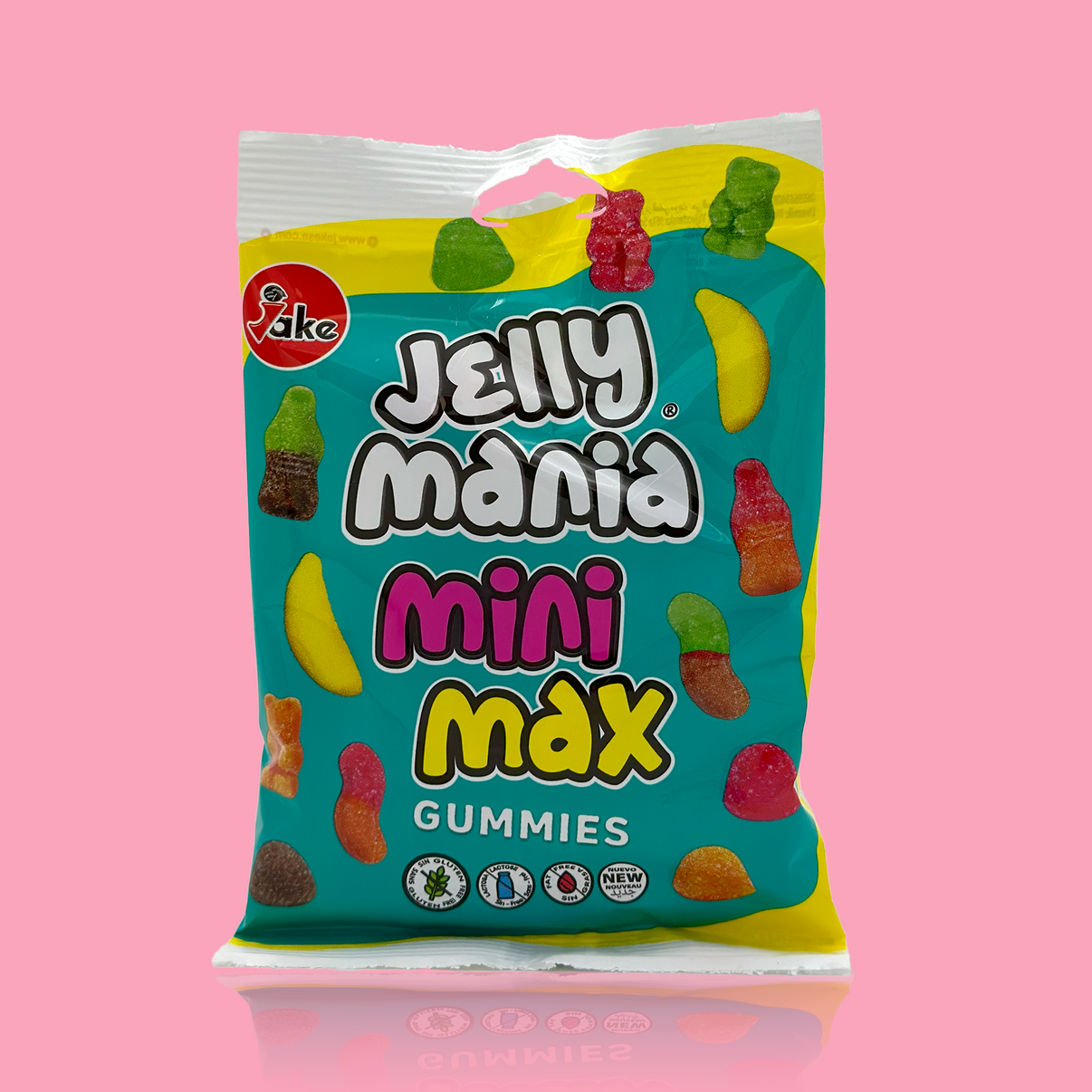 Jake Jelly Mania Mini Max Halal 100g – Sweetmint